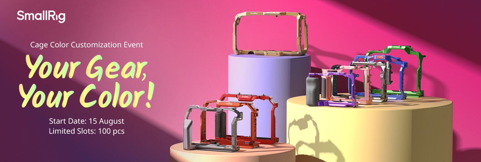 SmallRig launches the DreamRig Program, limited edition custom colour ...