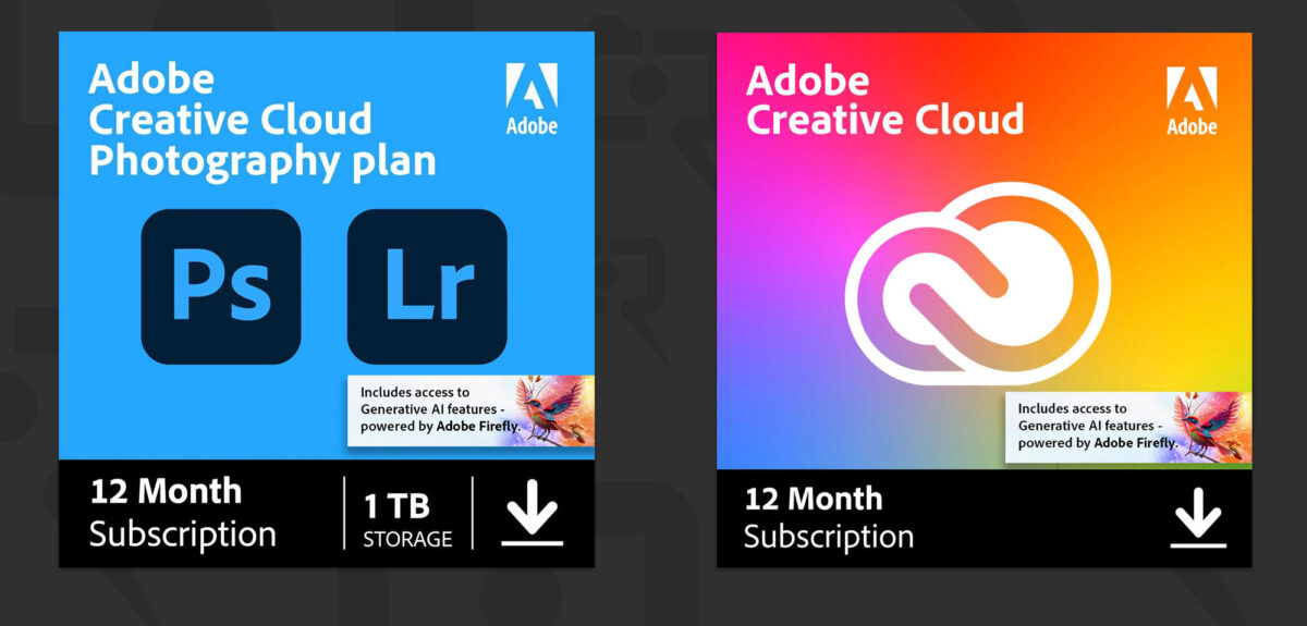 Adobe Creative Cloud Photography Plan and Complete Suite of App Subscriptions 50% off - Canon Rumors